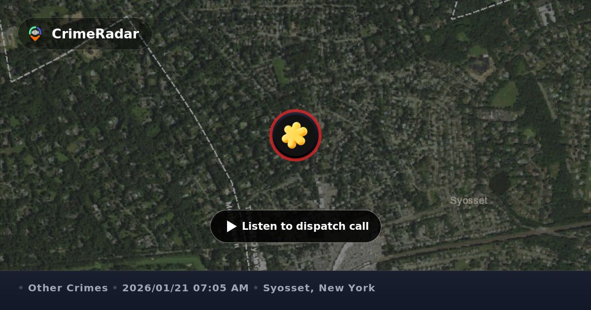 Vehicle overturns near Haverford Road, Syosset NY | CrimeRadar