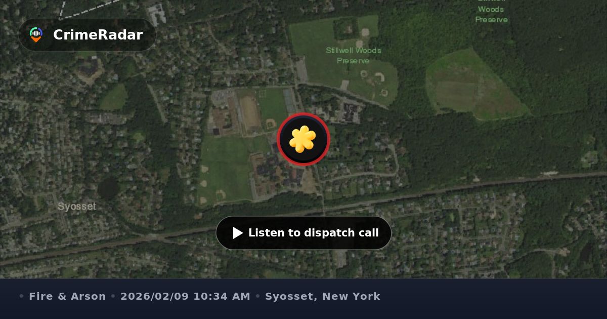 Fire alarm reported at Syosset High School, Syosset NY | CrimeRadar