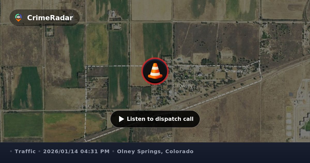 Multi-vehicle crash near Highway 50, Olney Springs CO | CrimeRadar