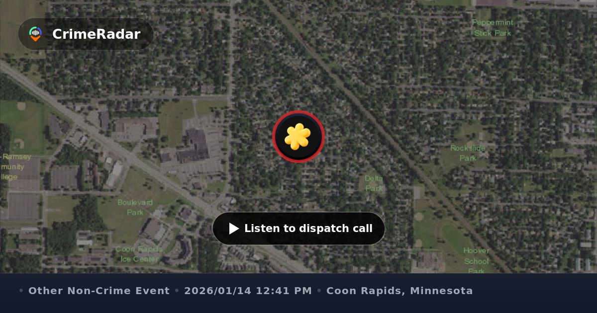 Fire units assist at 110th Lane location, Coon Rapids MN | CrimeRadar
