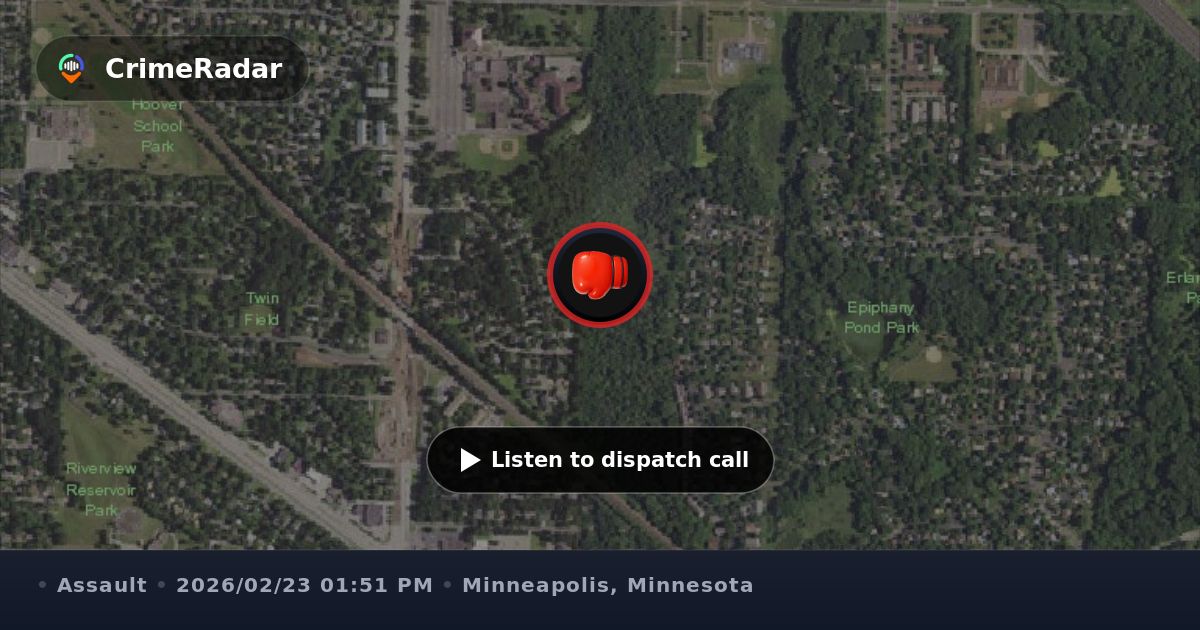 Assault reported on Flamingo Street Northwest, Minneapolis MN | CrimeRadar