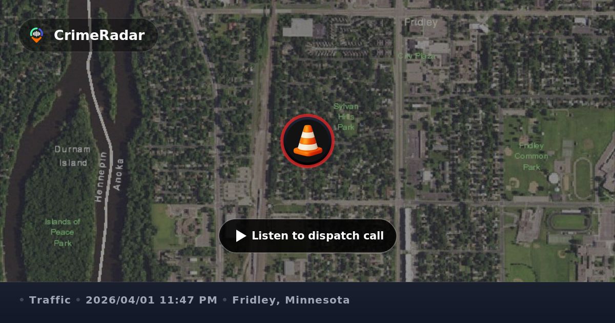 Police pursuit ends in rollover crash on East River Road, Fridley MN ...