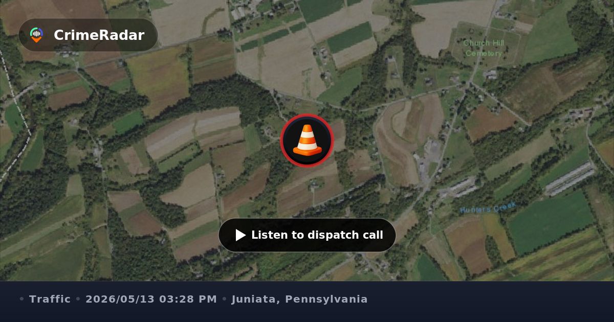 Truck crash on Route 75 at Boyer Road, Juniata County PA | CrimeRadar