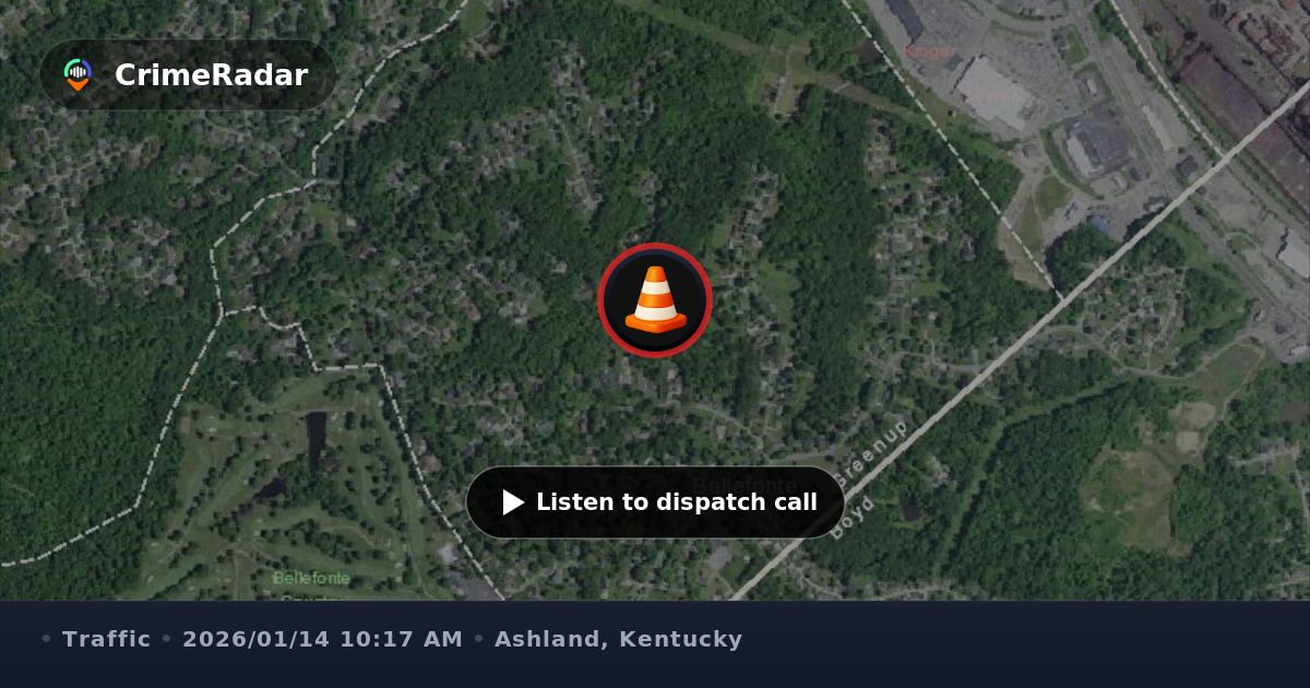 Vehicle hits power pole near Bellefonte Princess Rd, Ashland KY ...