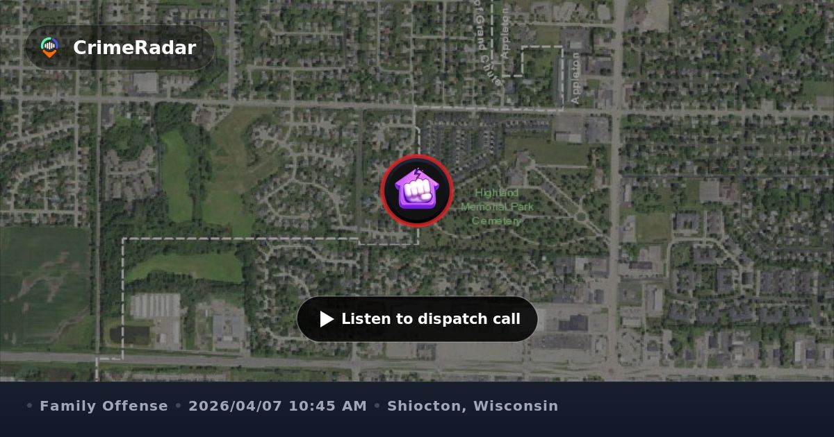Possible domestic fight reported near West Wyland in Appleton, Shiocton ...