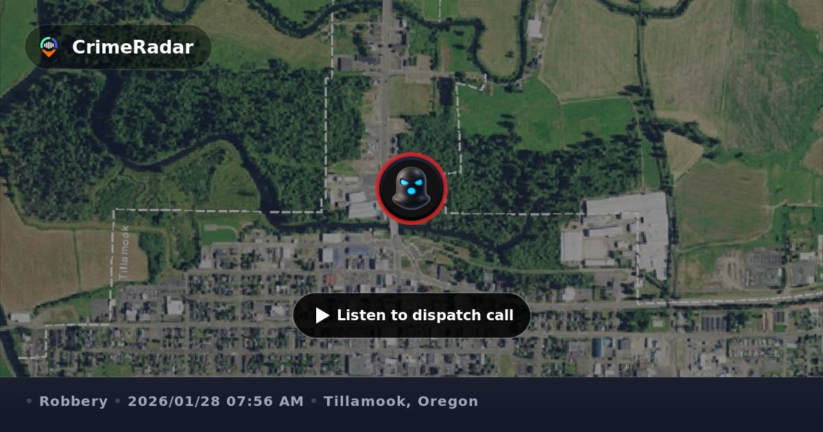 Police respond to possible bank robbery in Tillamook, Tillamook OR ...