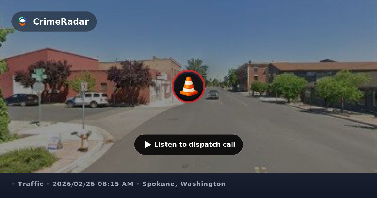 Vehicle hits stairway at Wells Fargo building, Spokane WA | CrimeRadar