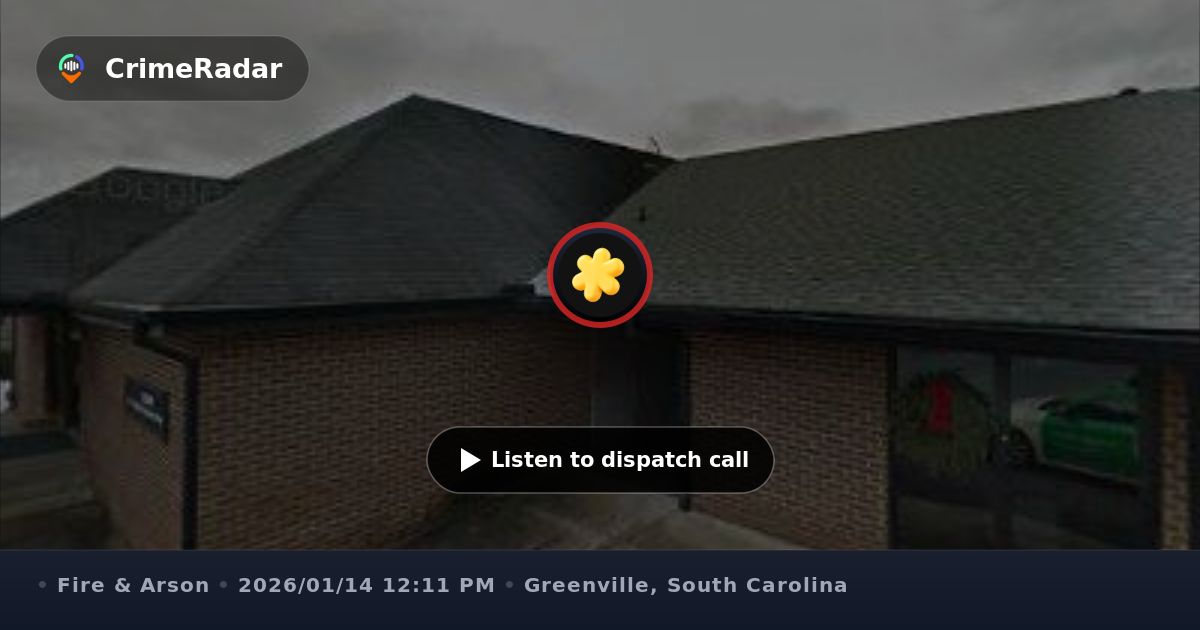 Fire crews battle structure blaze near Cleveland Ct, Greenville SC ...