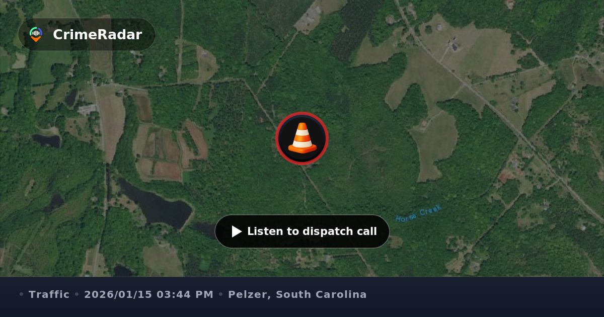 Crash reported near Chapman Rd in Pelzer, Pelzer SC | CrimeRadar