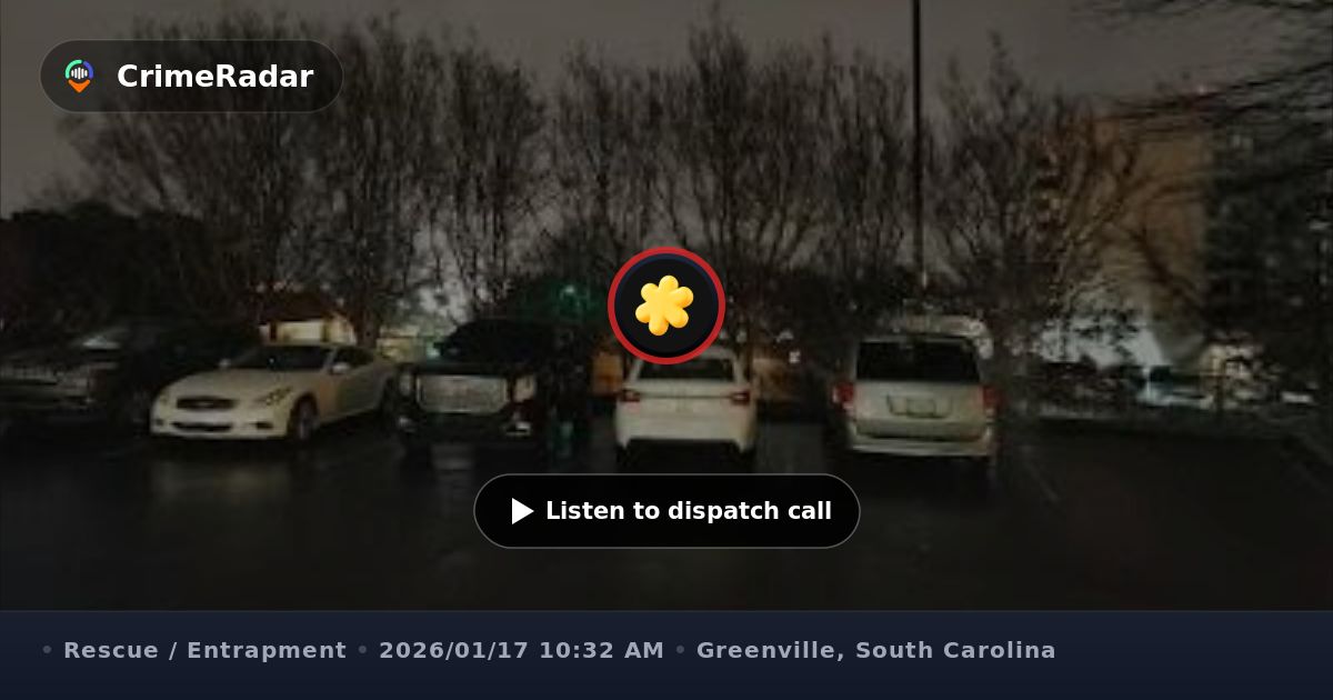 Elevator rescue at hotel near Orchard Park Dr, Greenville SC | CrimeRadar