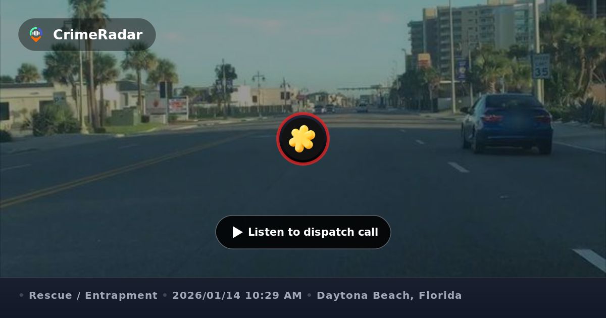 Elevator rescue near South Atlantic Avenue, Daytona Beach FL | CrimeRadar