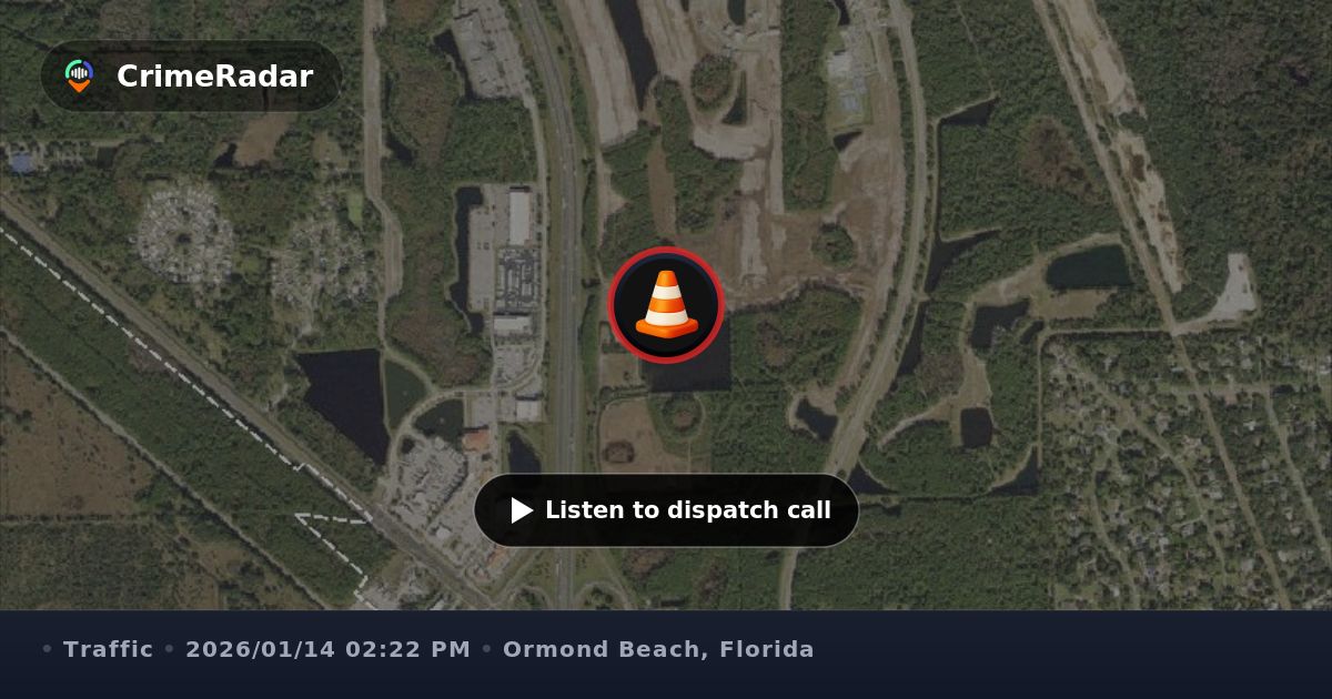 Units respond to vehicle accident near Rosemary St, Ormond Beach FL ...