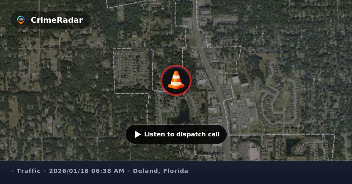 Minor vehicle accident near Deland Motorsports, Deland FL | CrimeRadar