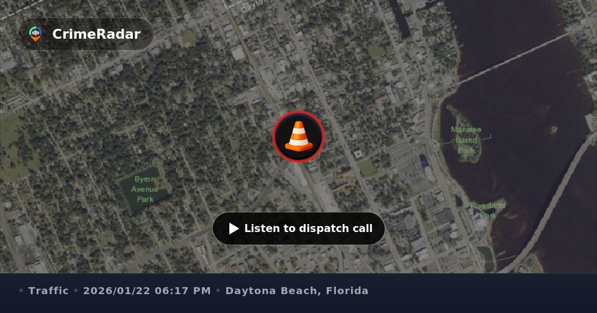 Traffic collision near North Lincoln St in Daytona, Daytona Beach FL ...