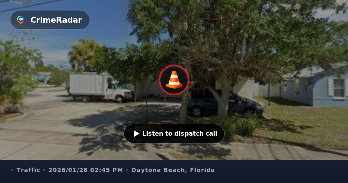 Traffic collision near North Beach St and Mulberry St, Daytona Beach FL ...