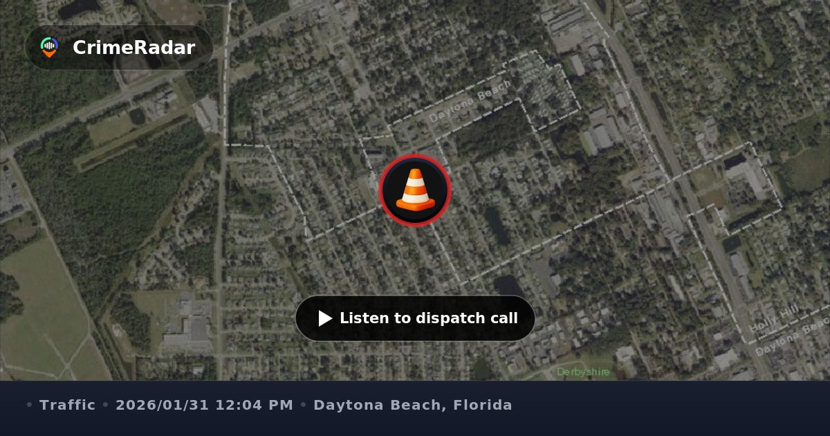 Vehicle crash reported near Cadillac Dr, Daytona Beach FL | CrimeRadar