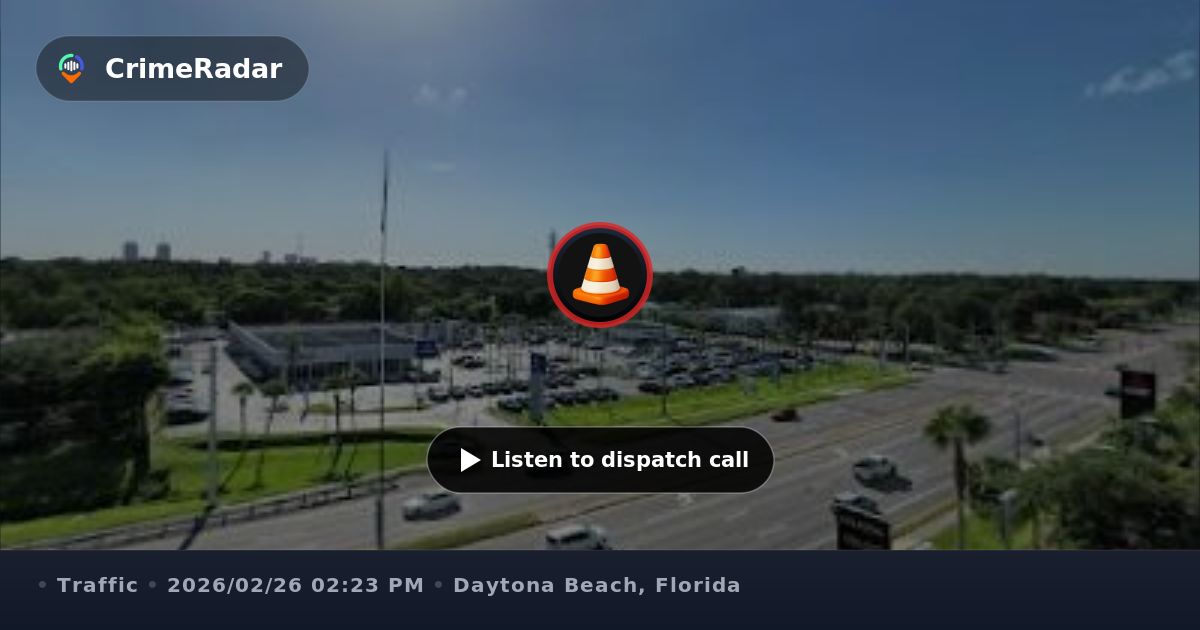 Vehicle and pedestrian collision on North Nova Road, Daytona Beach FL ...
