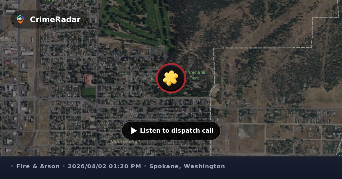 Possible illegal burn on East Cleveland Avenue, Spokane WA | CrimeRadar