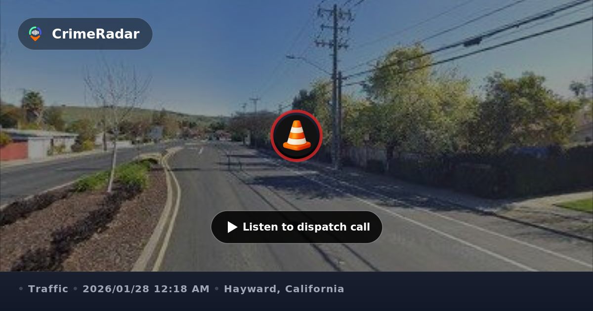 High-speed motorcycle pursuit near Tennyson Rd, Hayward CA | CrimeRadar