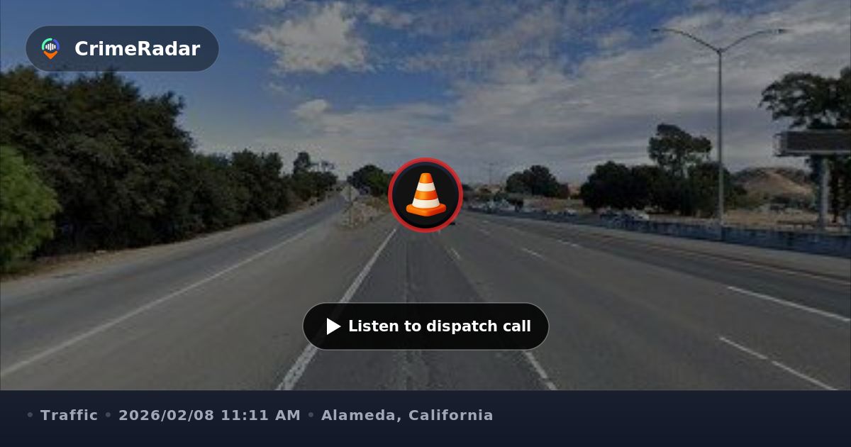 Vehicle stopped on I‑680 shoulder near Highway 84, Alameda County CA ...