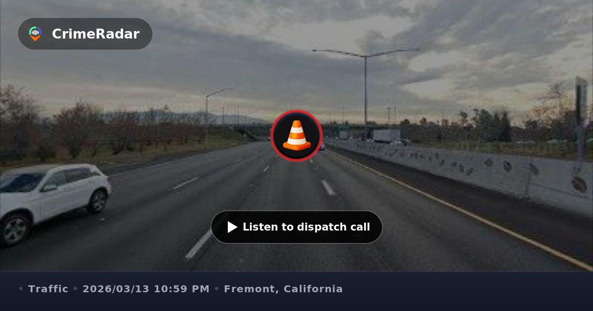 Disabled van on northbound I-880 at Mowry off-ramp, Fremont CA | CrimeRadar