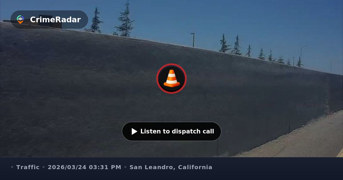Metal debris in slow lane on I-880 northbound, San Leandro CA | CrimeRadar
