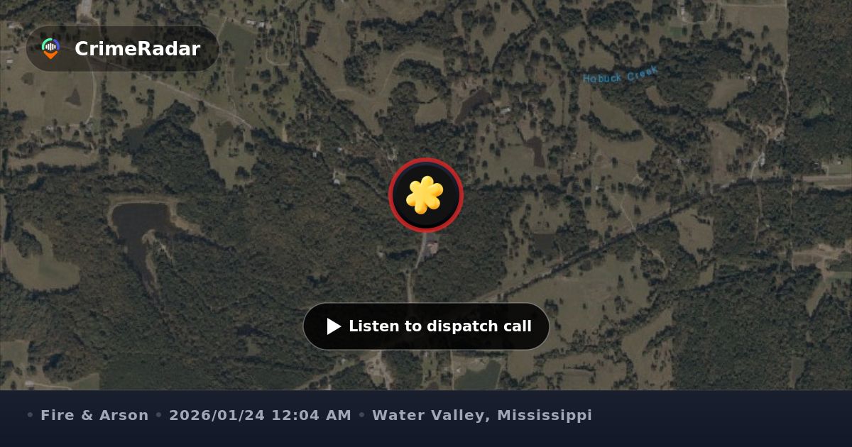 Fire crews battle structure fire near Highway 32, Water Valley MS ...