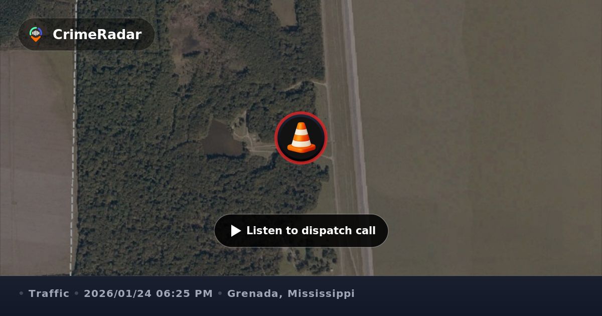 Low-hanging pole hazard near Scenic Loop, Grenada MS | CrimeRadar