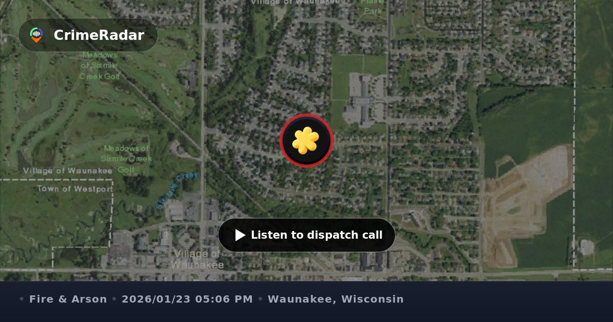 Fire crews investigate possible smoke near Main St, Waunakee WI ...