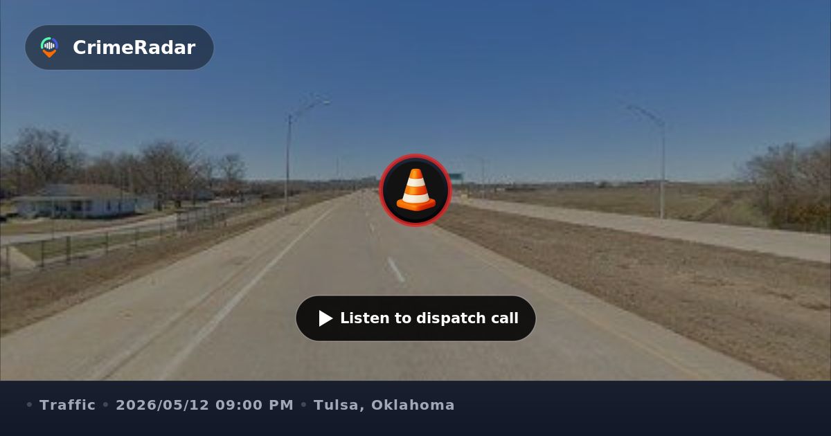 Traffic incident on Gilcrease Expressway ramp, Tulsa OK | CrimeRadar