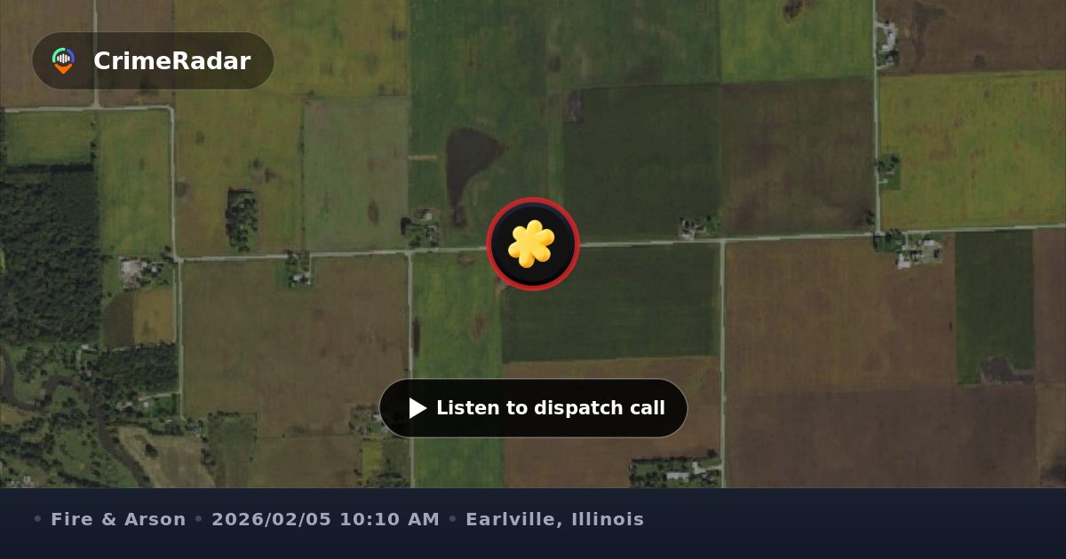 Multiple alarms in structure fire near East 16th Road, Earlville IL ...