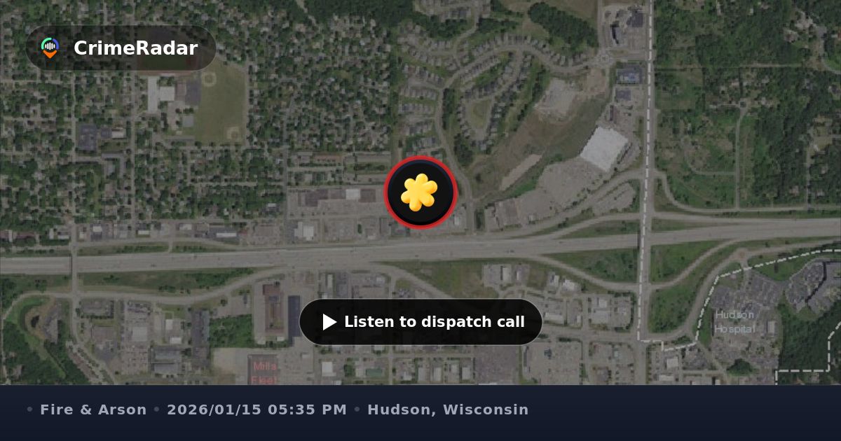 Crews investigate possible gas leak near Ward Ave, Hudson WI | CrimeRadar