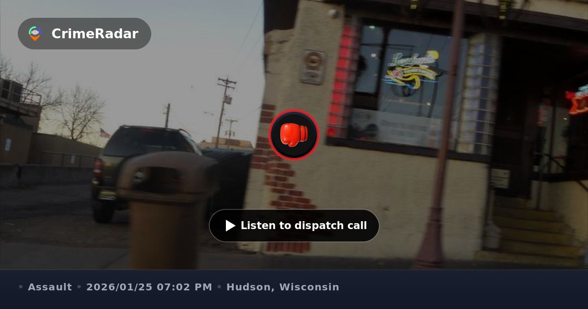 Possible fight outside Hudson restaurant, Hudson WI | CrimeRadar