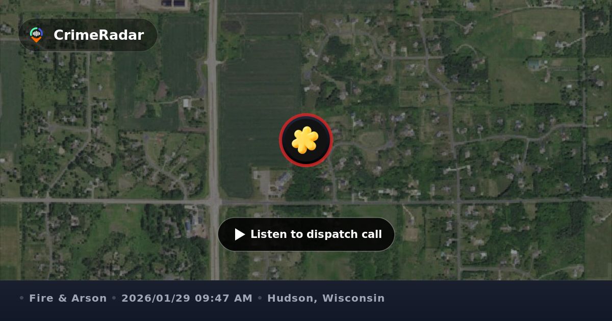 Fire alarm canceled after code verification, Hudson WI | CrimeRadar