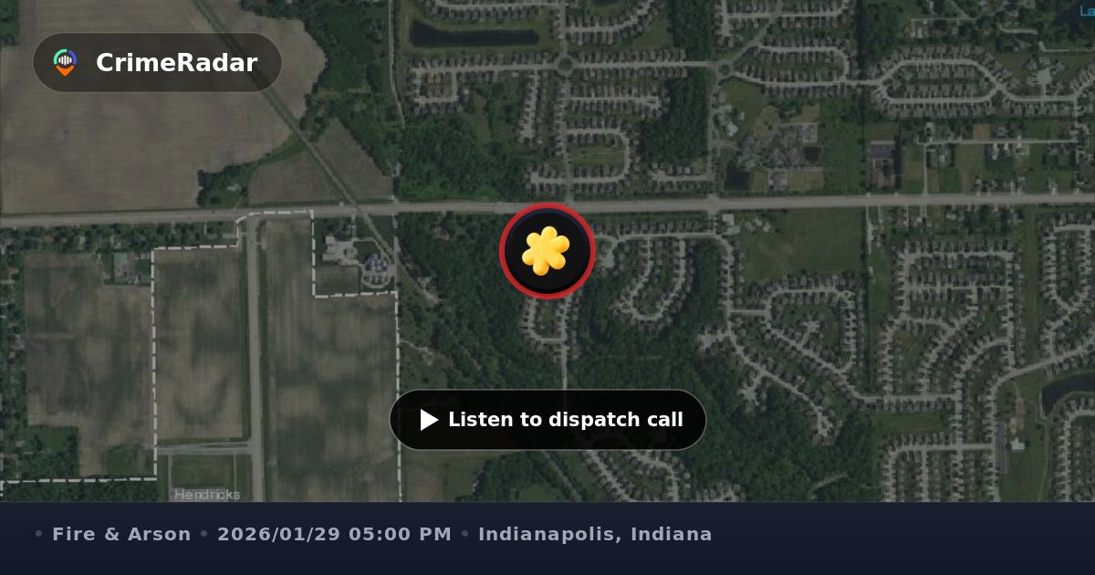 Fire units respond to residence alarm on Noble Ct, Indianapolis IN ...