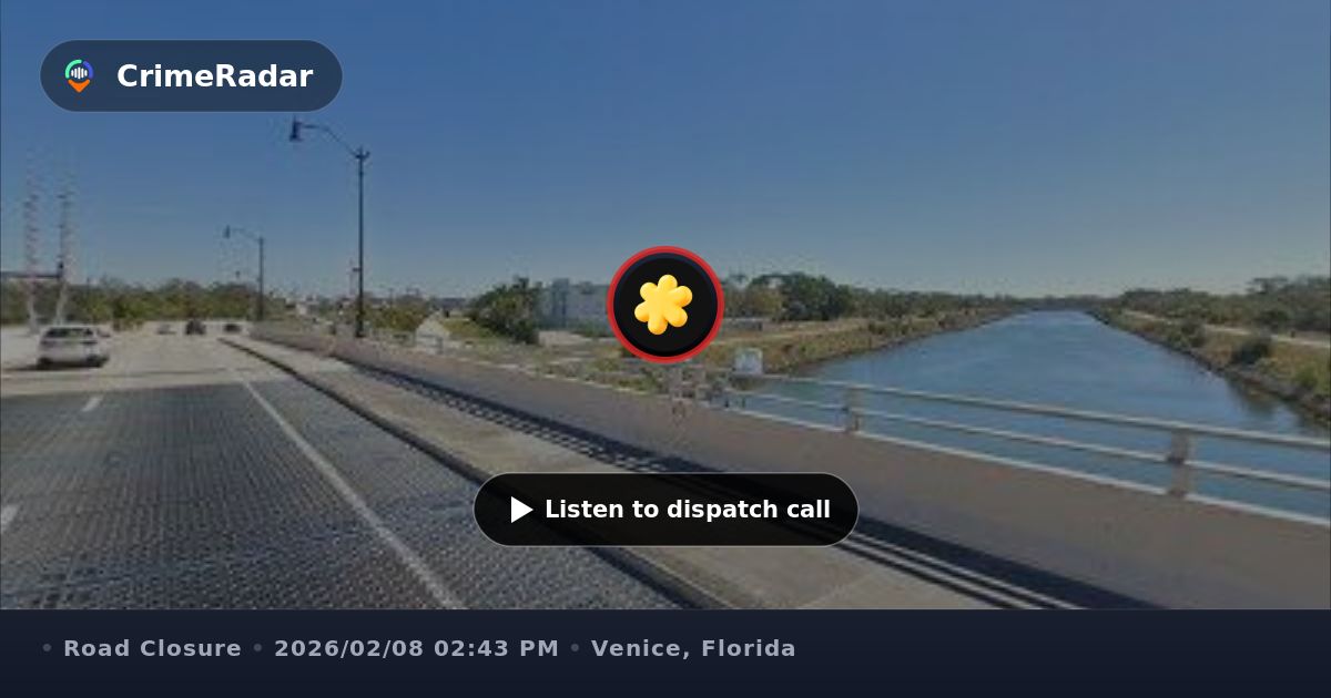 Circus Bridge fully reopens to traffic, Venice FL | CrimeRadar