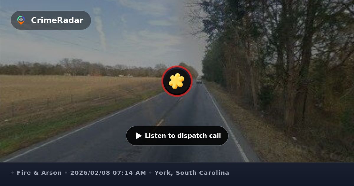 Fire reported under bridge near McConnells Hwy, York County SC | CrimeRadar