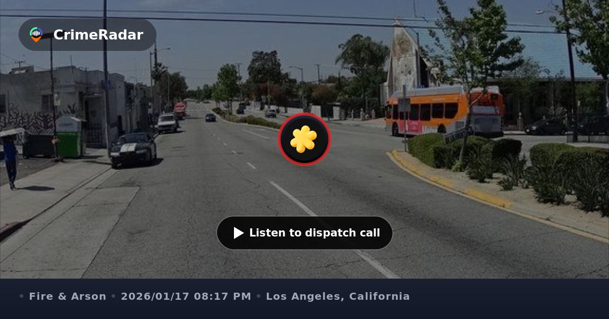 Fire crews check alarm near City Terrace Dr, Los Angeles CA | CrimeRadar