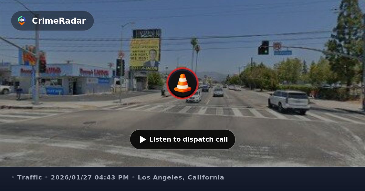 Auto-pedestrian incident near Sherman Way, Los Angeles CA | CrimeRadar