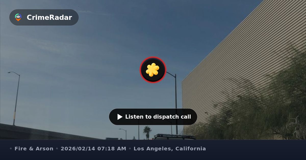 Fire reported near San Fernando Road and Tuxford, Los Angeles CA ...