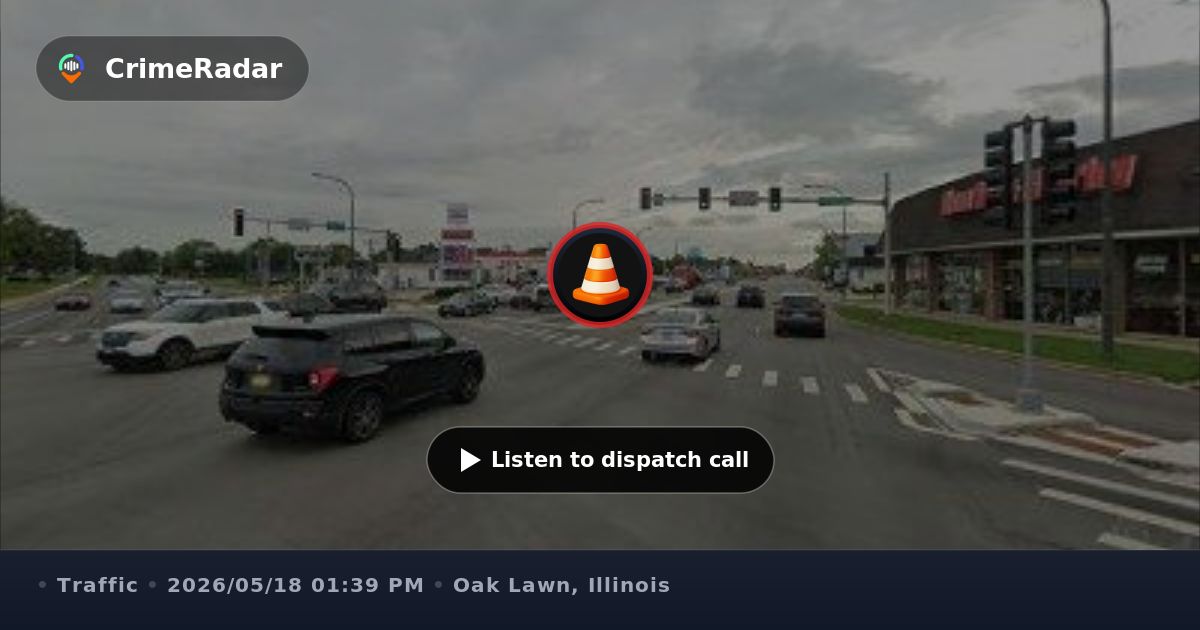 Two-car crash with injuries at 95th and Southwest Highway, Oak Lawn IL ...