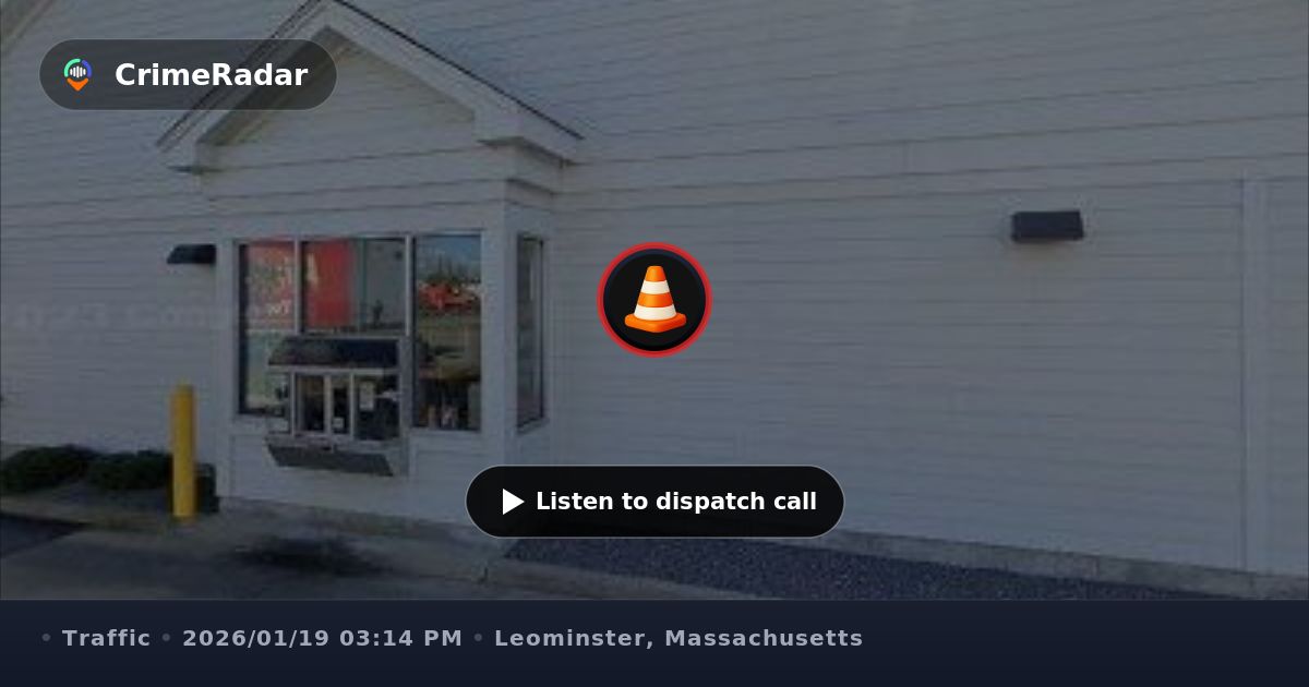 Minor traffic accident near gas station, Leominster MA | CrimeRadar