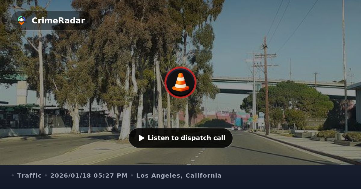 Traffic incident near Vincent Thomas Bridge, Los Angeles CA | CrimeRadar