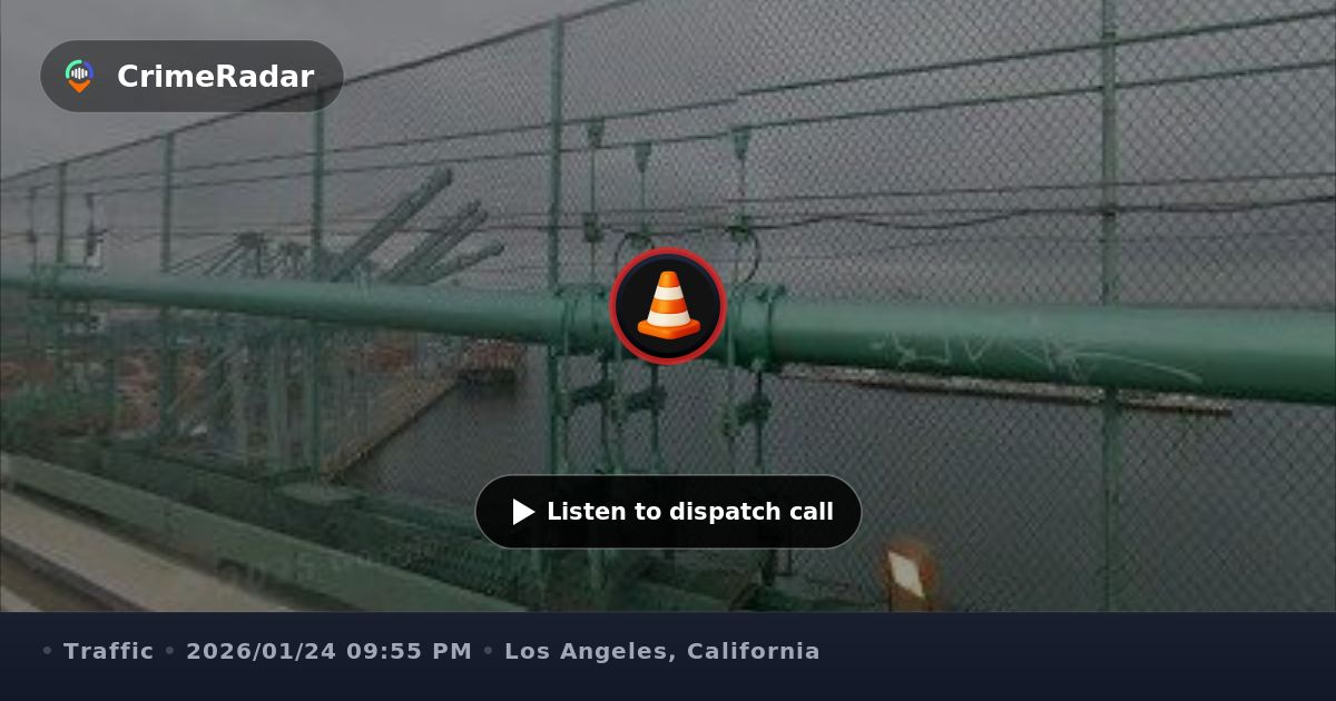 Traffic obstruction on Vincent Thomas Bridge, Los Angeles CA | CrimeRadar