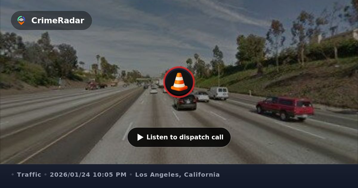 Traffic collision on eastbound 10 freeway, Los Angeles CA | CrimeRadar