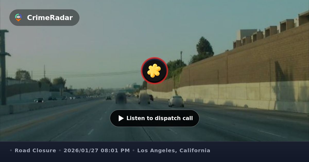 Ramp closure on eastbound 405 near Wilshire, Los Angeles CA | CrimeRadar