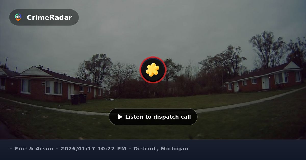 Vehicle fire near Evergreen Rd found non-suspicious, Detroit MI ...