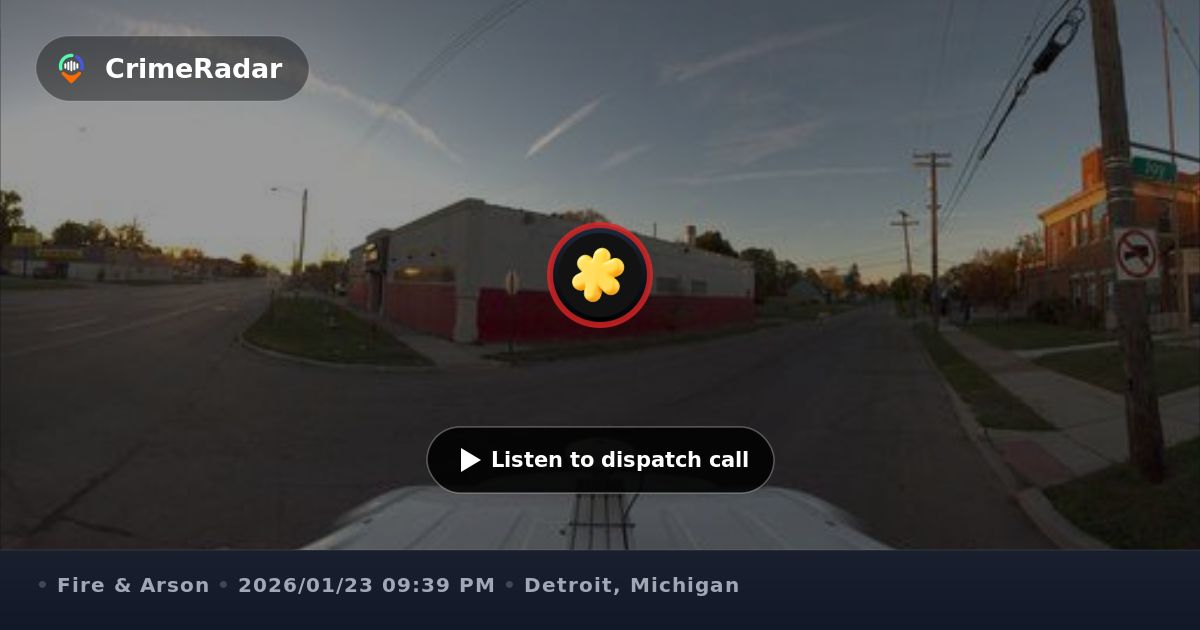 Smoke reported near fuel pumps on Joy Road, Detroit MI | CrimeRadar