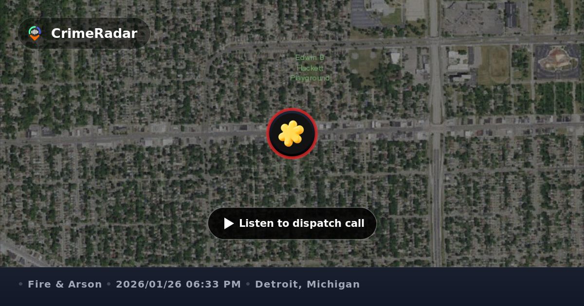 Fire crews respond to occupied structure fire on Avon Ave, Detroit MI ...