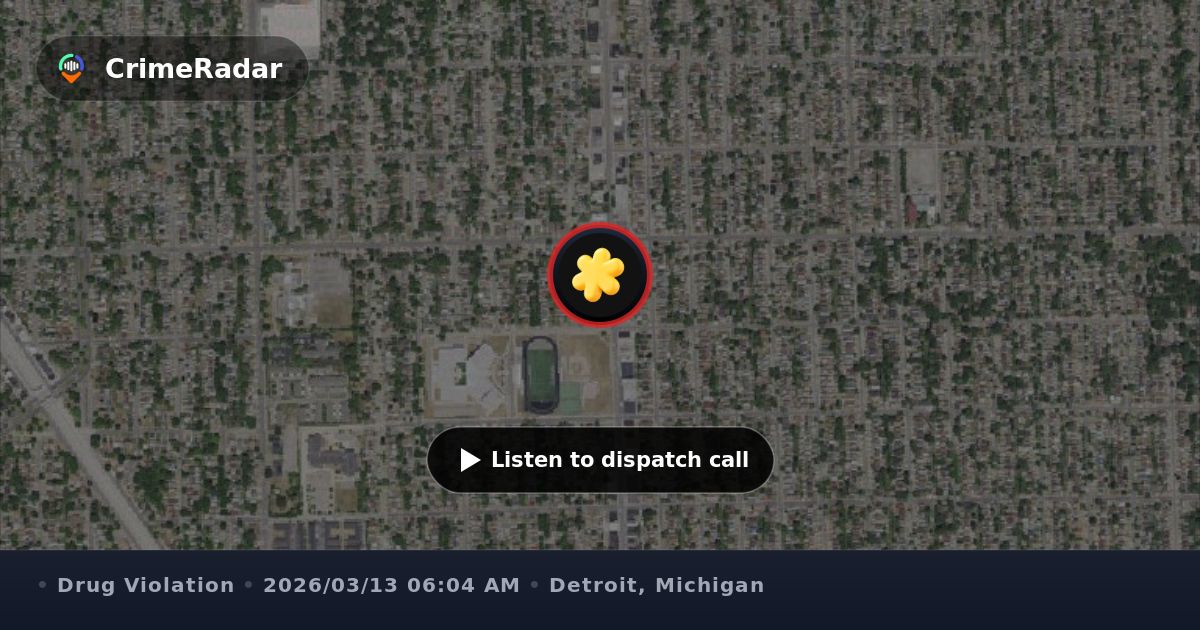 Overdose reported at Mumford High School, Detroit MI | CrimeRadar